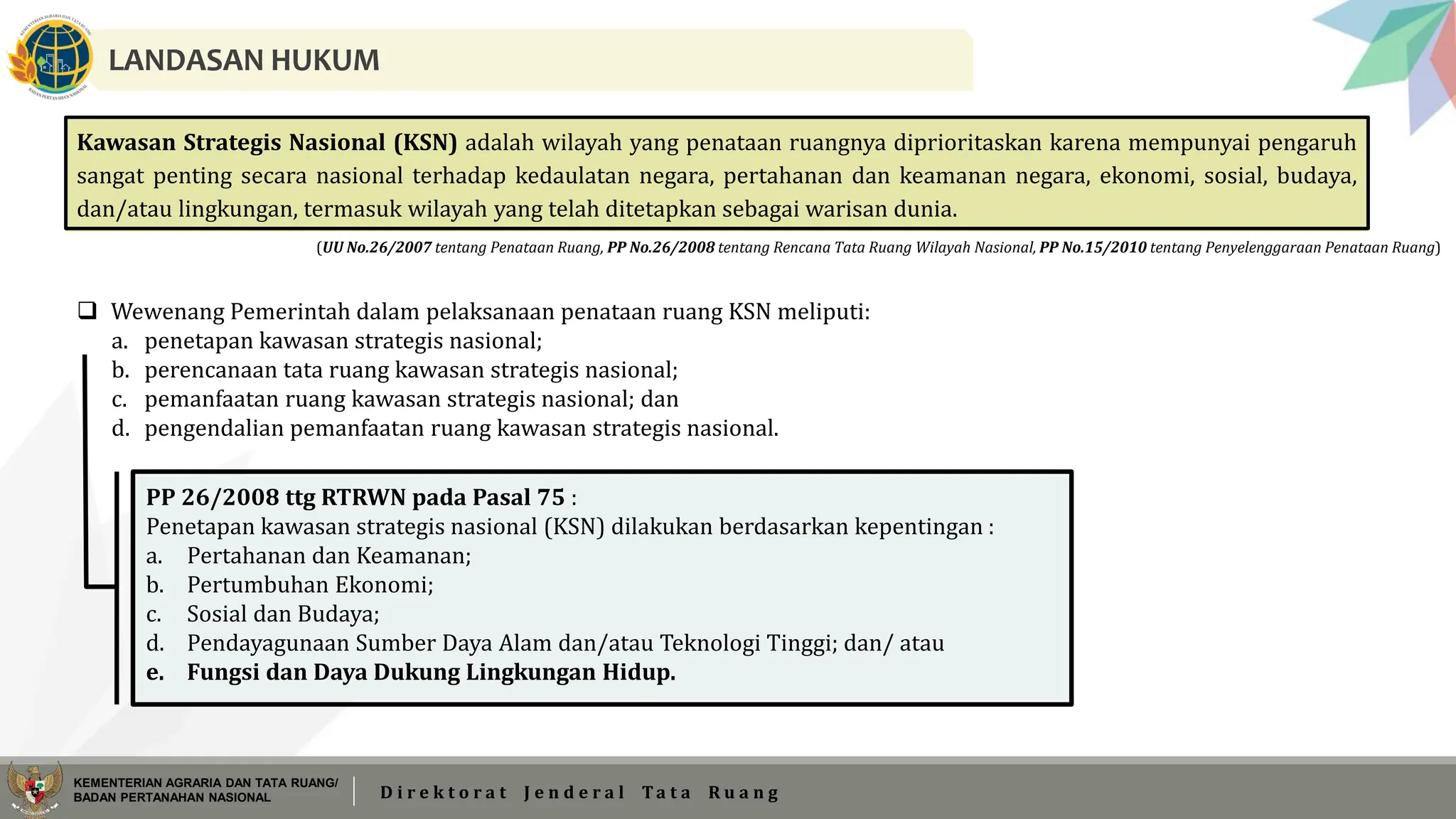 Pemaparan terkait Rencana Tata Ruang KSN Rinjani | PDF