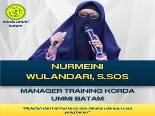 01. Dinamika Pelatihan sertifikasi koordinator guru al quran | PPTX