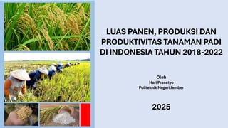 01. Luas Panen, Produksi dan Produktivitas Tanaman Padi di Indonesia ...