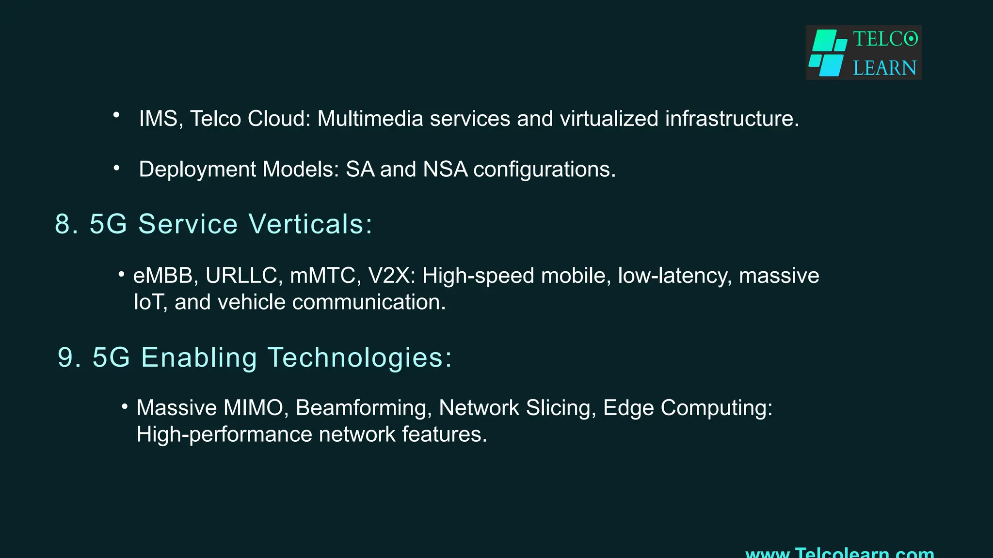 5G Essentials Training by TelcoLearn | 5G Training | PPT