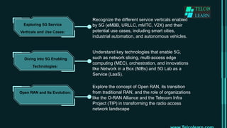 5G Essentials Training by TelcoLearn | 5G Training | PPT