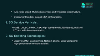 5G Essentials Training by TelcoLearn | 5G Training | PPT