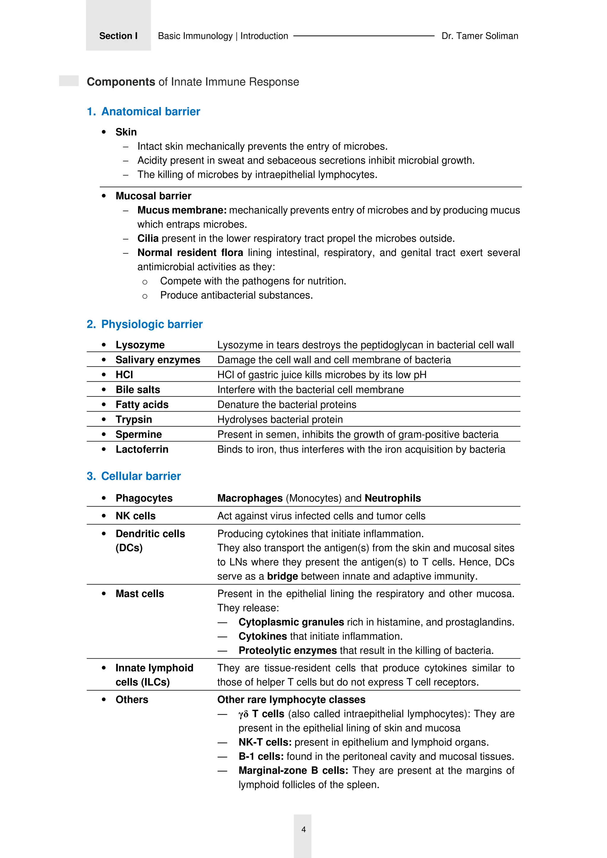 01. Basic Immunology - Overview of The Immune System - 2024.pdf