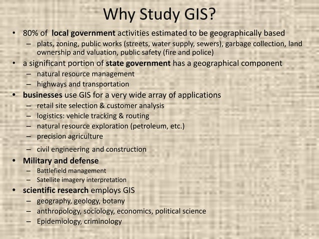 Introduction to Geographic Information System (GIS) | PDF