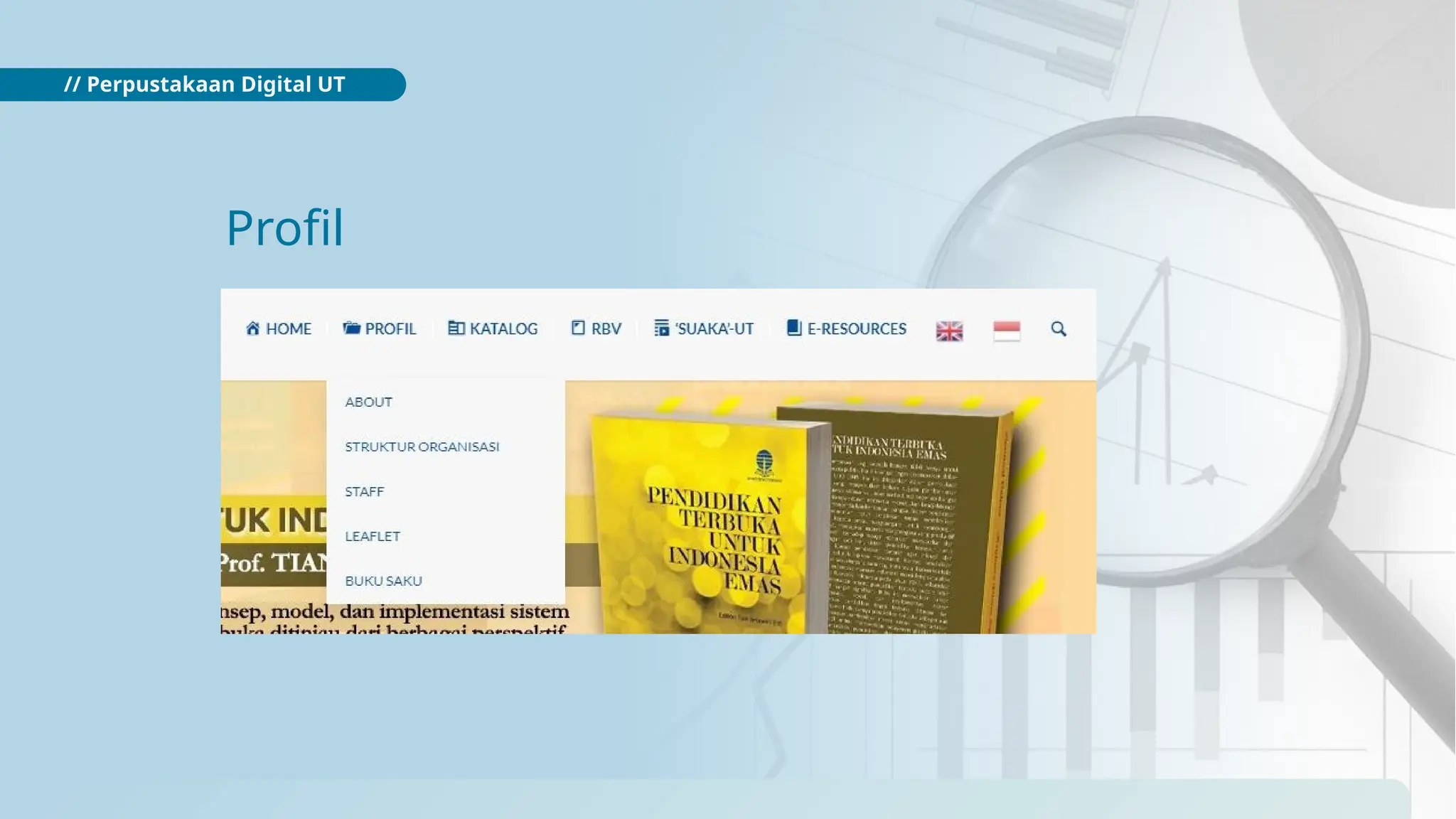 Mengenal dan Menggunakan Perpustakaan Digital UT | PPTX