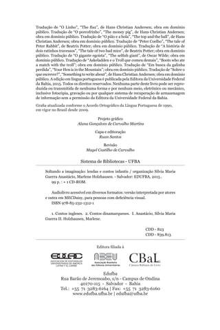 01. Soltando a imaginação lendas e contos infantis autor Hans Christian ...