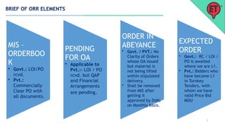 Overview of Order Execution Process - Steel | PPTX