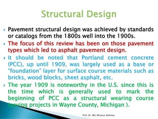 Structural Design for Pavement Systems I | PDF