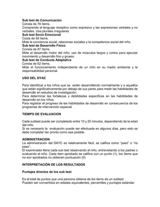 FICHA TÉCNICA Evaluación Del Desarrollo En Niños Pequeños DAYC.pdf
