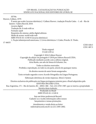01. É Assim que Acaba - Colleen Hoover.pdf
