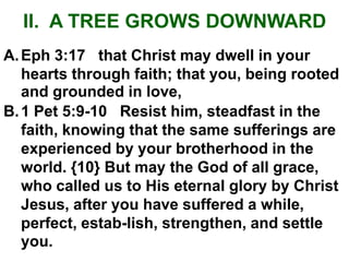 growing like a tree | PPTX | Christianity | Religion & Spirituality