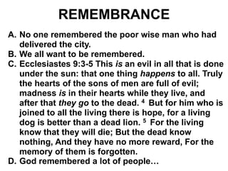 god remembered | PPTX