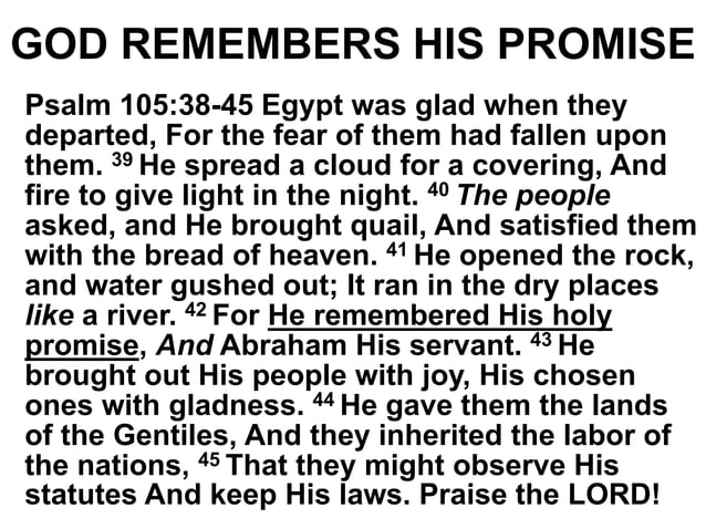 god remembered | PPTX | Christianity | Religion & Spirituality