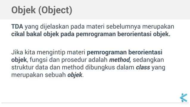 Algoritma dan Struktur Data - Object pada OOP | PDF
