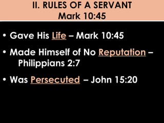 01 30-11 sermon -Christ the servant | PPT