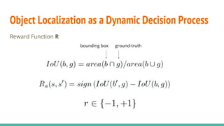 Active Object Localization with Deep Reinforcement Learning | PPT