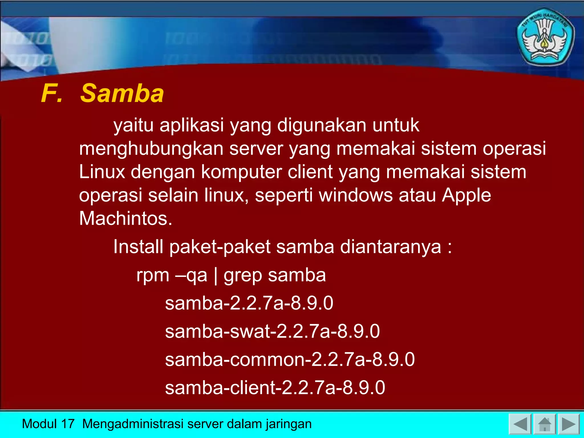 01 admin-server-jaringan | PPT