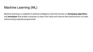 Artificial inteIegence & Machine learning - Key Concepts | PPT