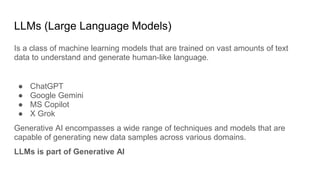 Artificial inteIegence & Machine learning - Key Concepts | PPT