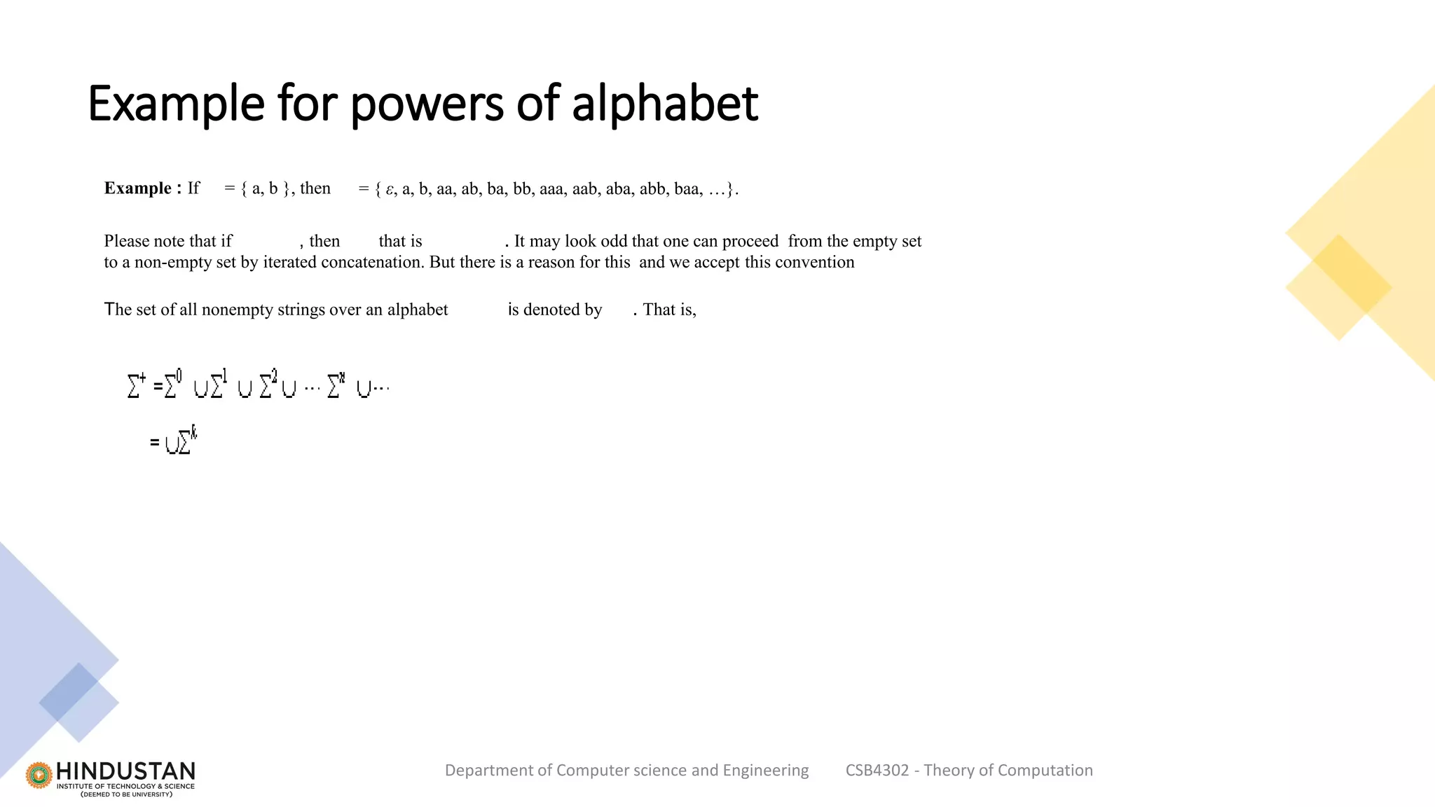 01 Alphabets Strings And Languages Pptx Programming Languages Computing