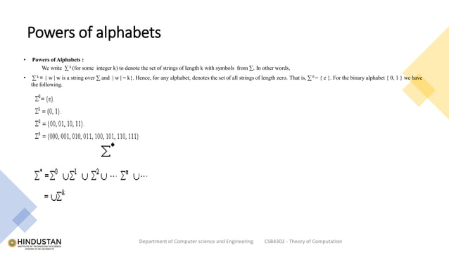 01 alphabets strings and languages | PPTX | Programming Languages | Computing