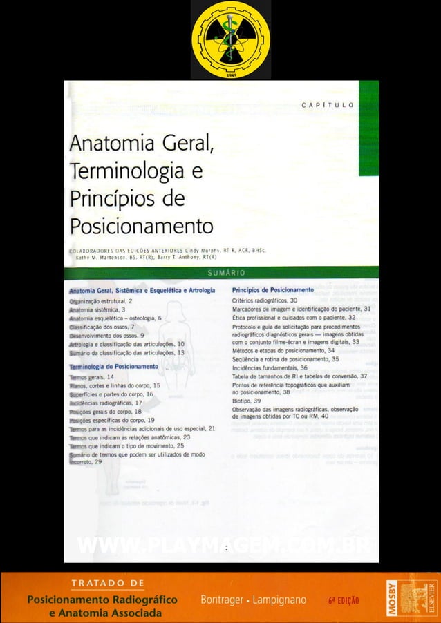 01 anatomia geral terminologias e principios de posicionamento | PDF | Internet | Computing