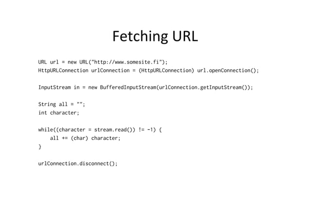 Android Http Connection and SAX Parsing | PPT