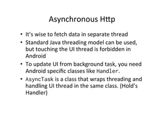 Android Http Connection and SAX Parsing | PDF