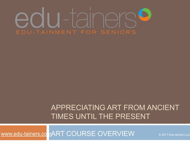 01 art - course overview-072911 | PPT | Free Download