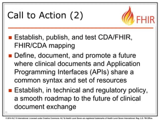 Route from CCDA to FHIR by Grahame Grieve | PPT