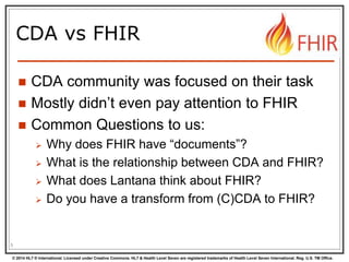 Route from CCDA to FHIR by Grahame Grieve | PPT