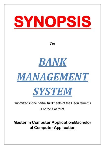 Bank Management System-Synopsis.pdf