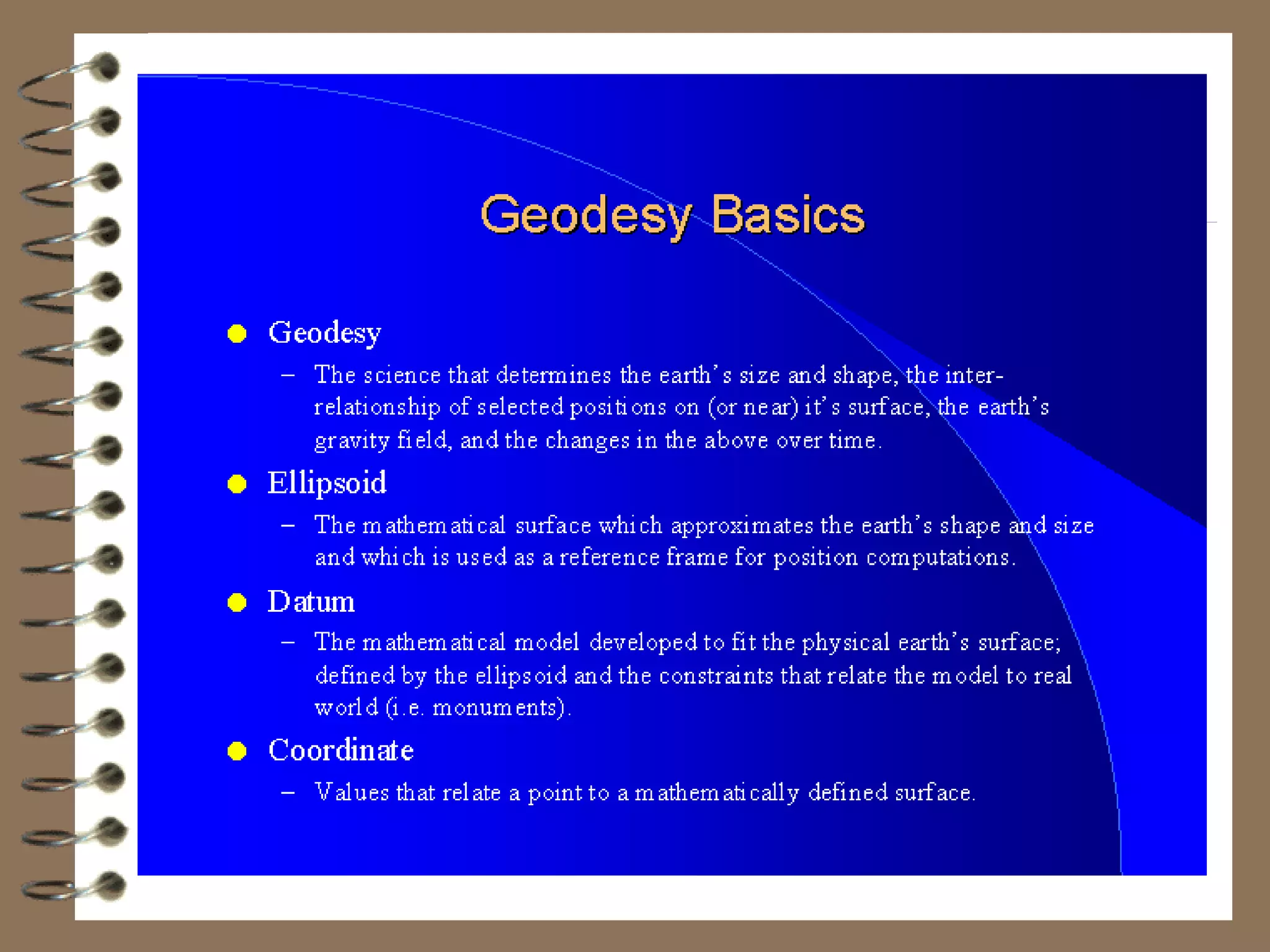 Basic of Geodesy | PPT