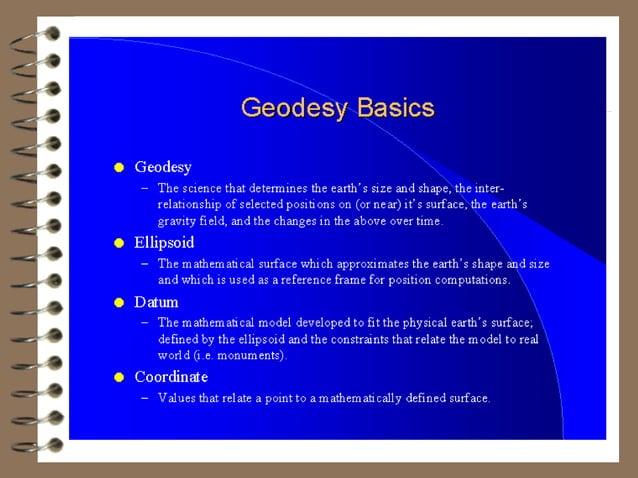 Basic of Geodesy | PPT