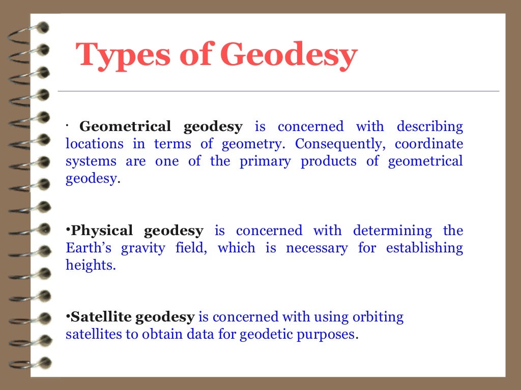 Basic of Geodesy