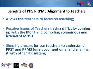 PPST - RPMS preliminary for orientation sy 2019-2020 | PPTX