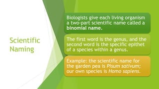 01 biology - characteristics of life | PPTX