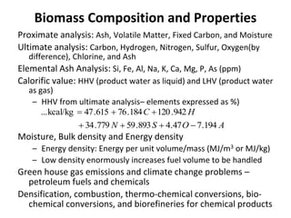 biomass fuels and cook stoves | PPTX