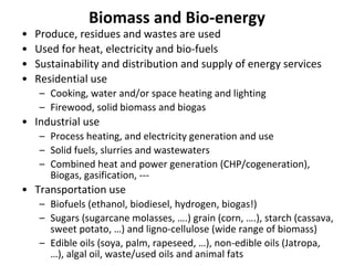 biomass fuels and cook stoves | PPTX