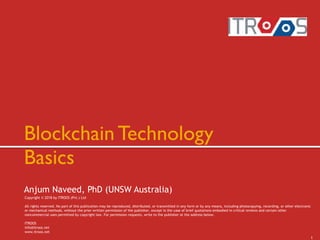 01 - Blockchain technology - Basics | PDF | Databases | Computer Software and Applications