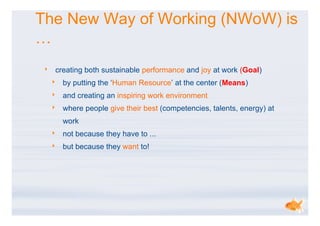 New ways of working & knowledge sharing - Dirk W. Bijl | PDF