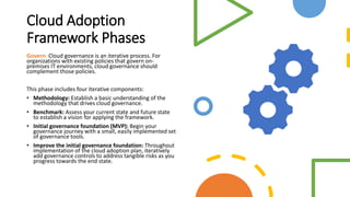 Cloud Adoption Framework Phase one-moving to the cloud | PPTX