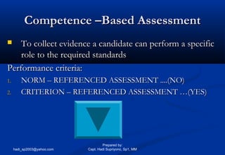 CBA Assesment Guidelines | PPT