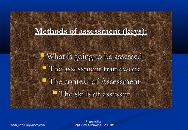 CBA Assesment Guidelines | PPT