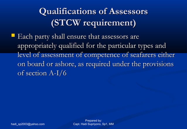 CBA Assesment Guidelines | PPT