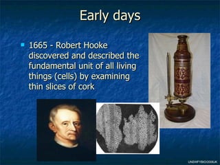 01 Cell Theory And Microcope | PPT | Biological Sciences | Science