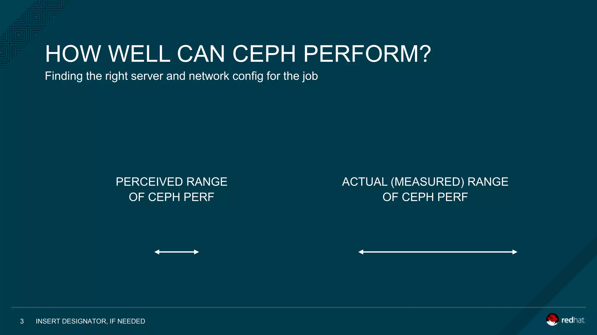 Ceph Performance Profiling And Reporting Pptx Computer Software And Applications Computing