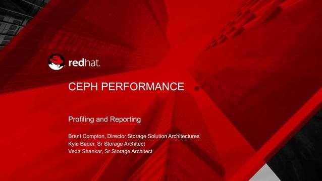 Ceph Performance Profiling and Reporting | PPTX | Computer Software and Applications | Computing