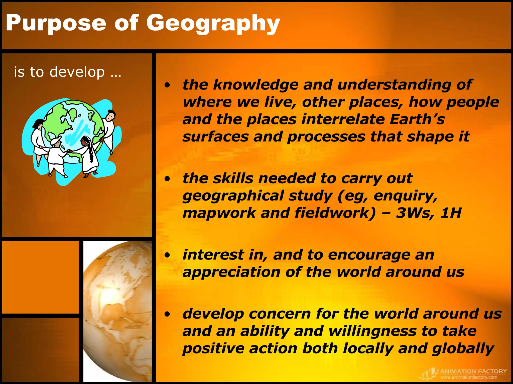 01 Chap 1 Introduction To Geography (Jan 08) | PPT