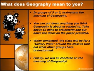 01 Chap 1 Introduction To Geography (Jan 08) | PPT